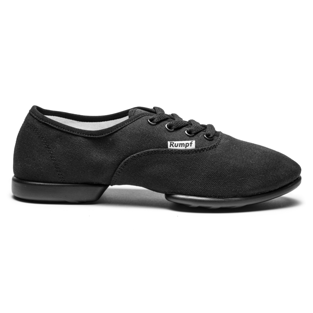 Rumpf Bee 1515 ⬝ Schwarz • Leichter Leinen Sneaker Schwarz • Hacke