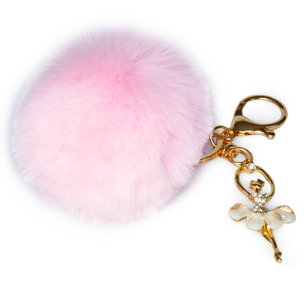 Sheddo JES400 ⬝ Pink • Schlüsselanhänger Pompom, Rosa • Hacke & Spitze